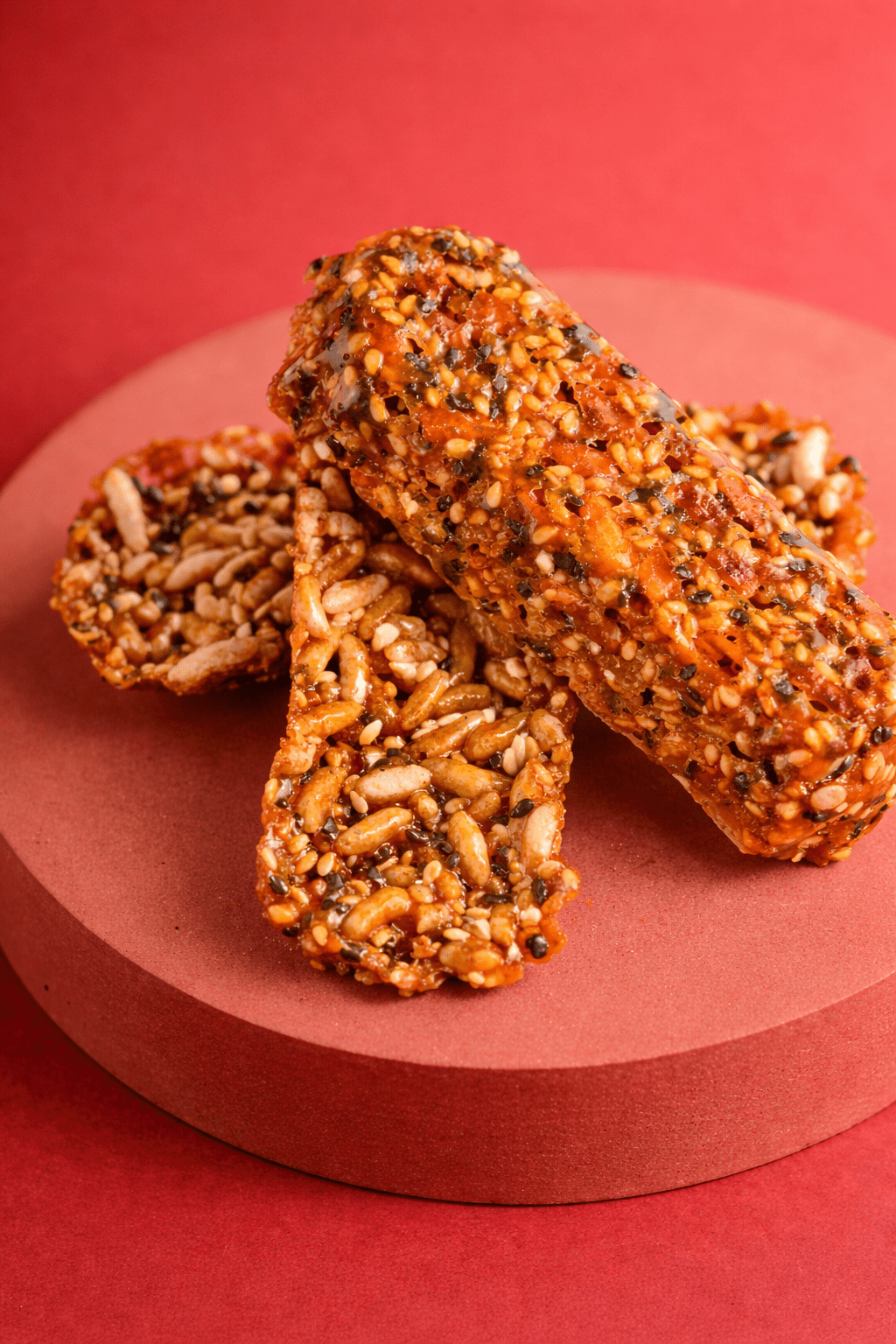 Peanut & Black Sesame Florentines | Pulse Patisserie